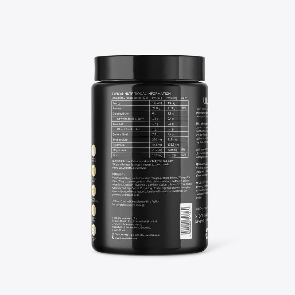 ULTRA LEAN COLLAGEN PROTEIN SHAKE - Chocolate Milkshake flavour ...